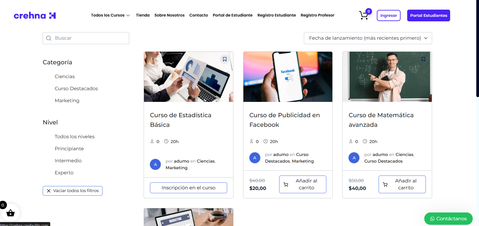 Crea Facilito – Tu web en minutos